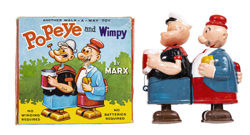 Popeye & Wimpy Ramp Walker Toy
