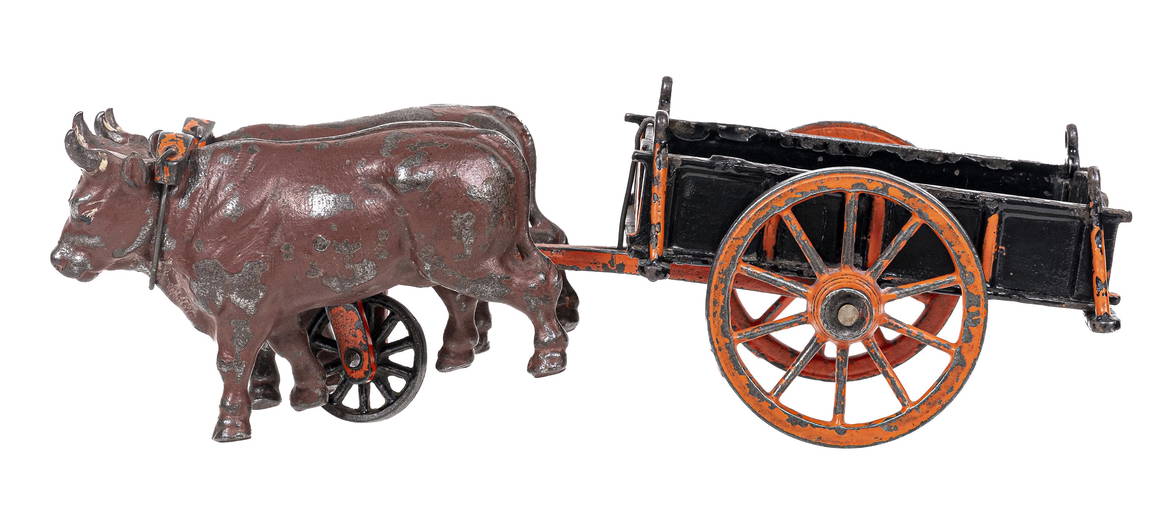 Oxen Drawn Farm Dray - Cast Iron Toy (#0395) on Mar 04, 2023 | The RSL ...