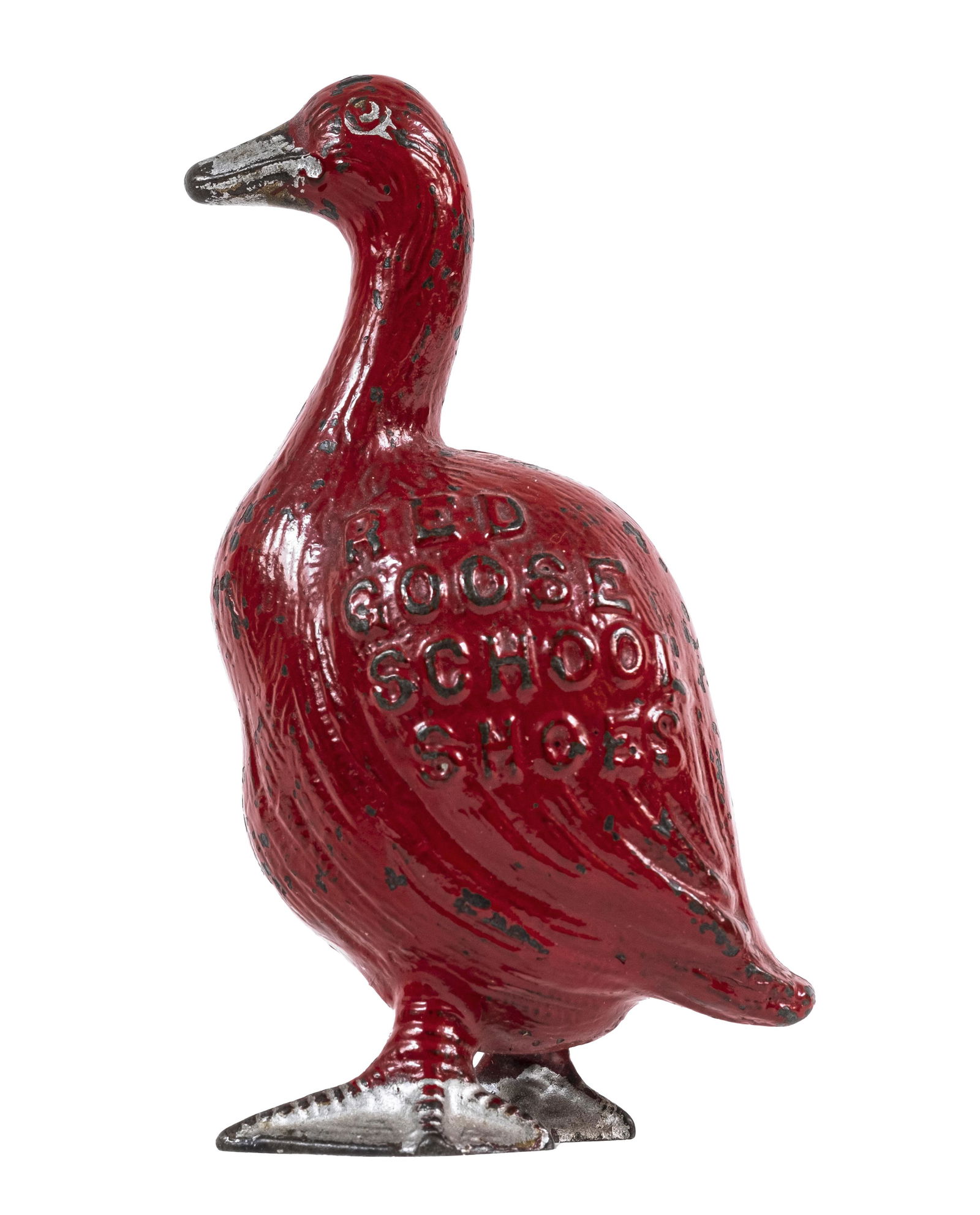 Red Goose Shoes - Cast Iron Bank Auction