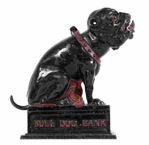 Bulldog - Cast Iron Mechanical Bank Auction