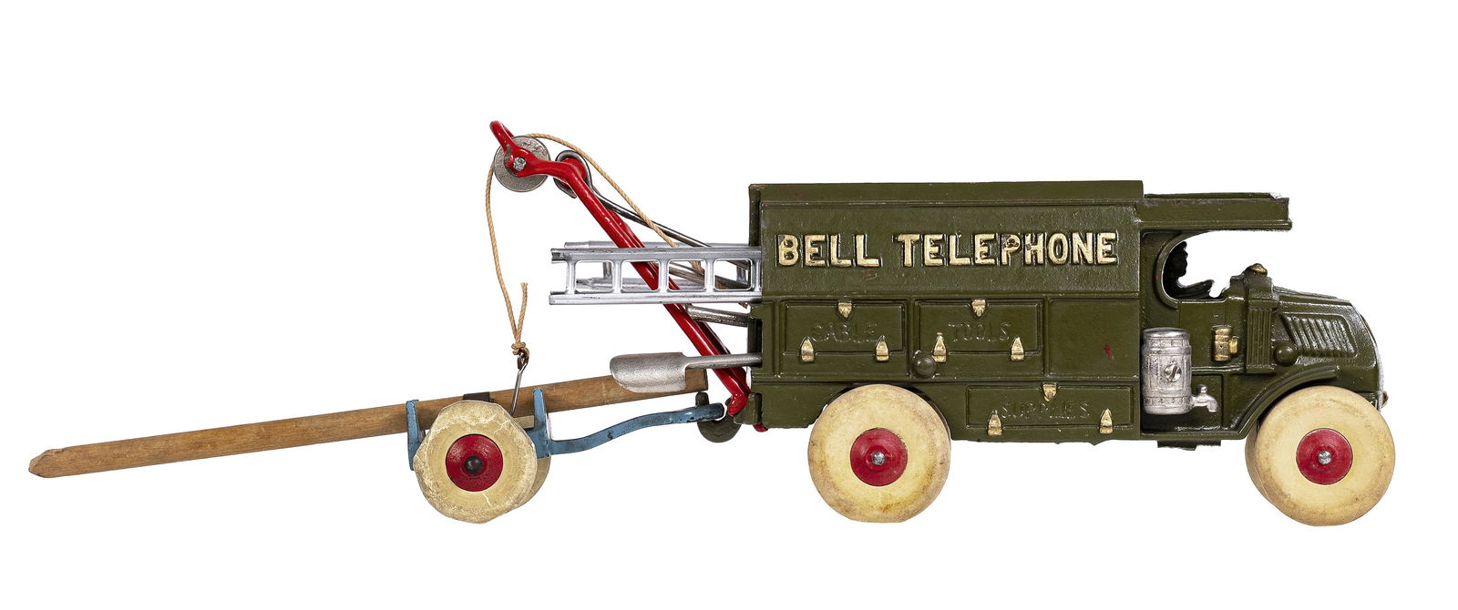Classic Bell Telephone Truck - Cast Iron Toy Auction