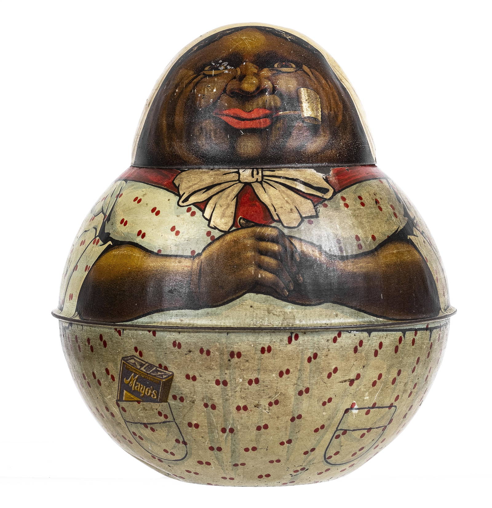 Rare Set Of Six Roly Poly Tobacco Tins Auction