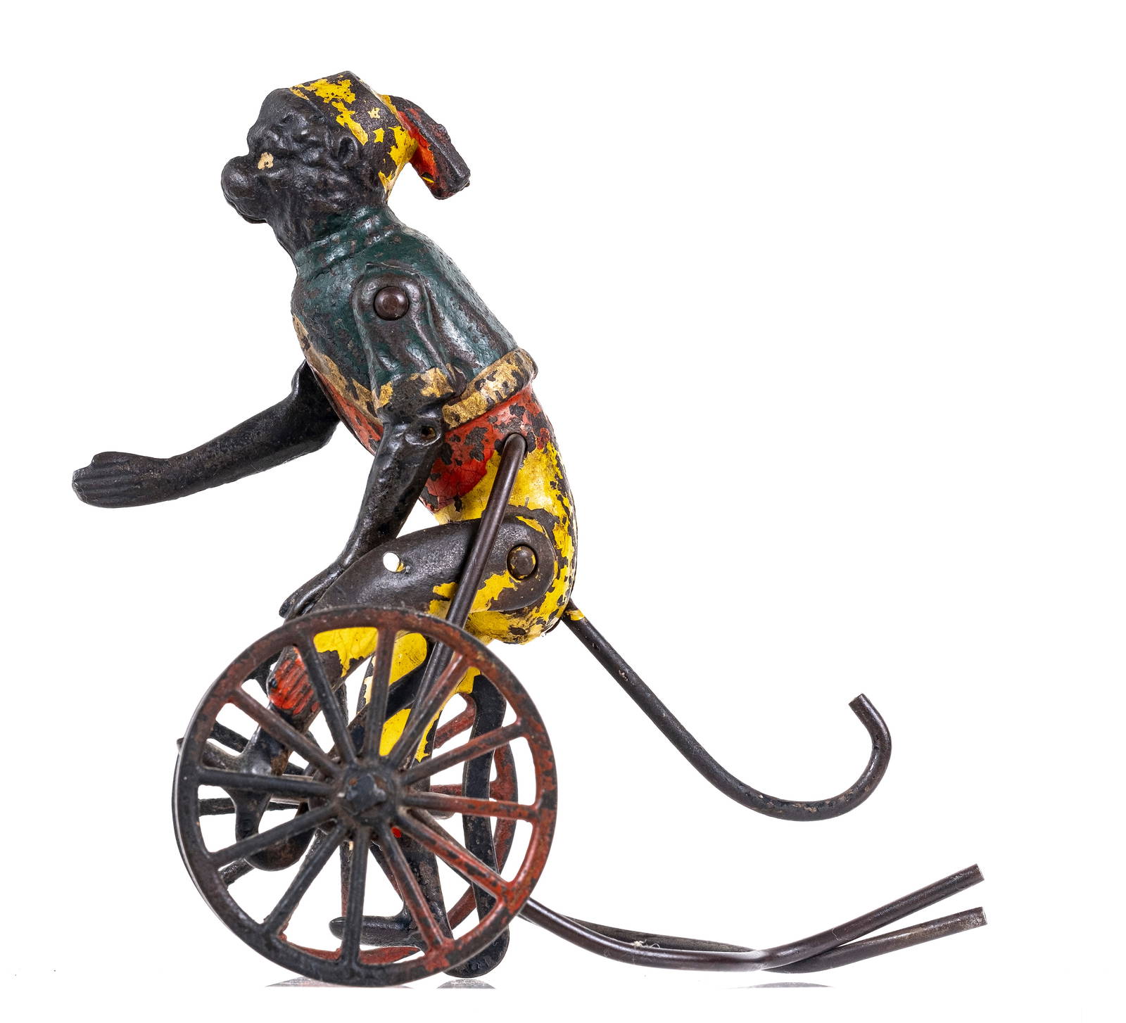 Wilkins Articulated Monkey Stick Toy - Cast Iron Auction