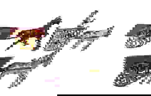 3 Animal Drawn Carts - Cast Iron Toys Auction