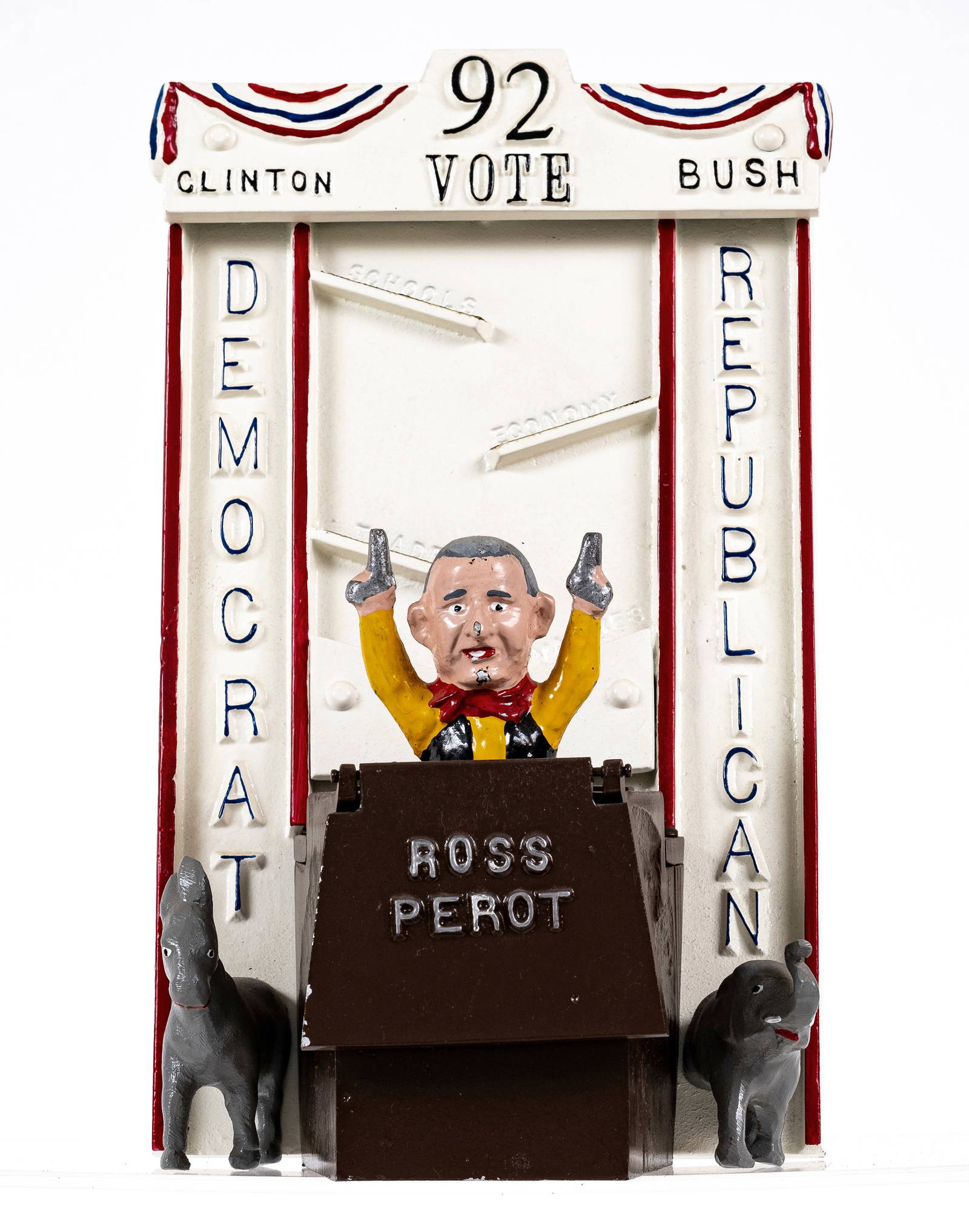 92 Vote - Reynolds Political Mechanical Bank Auction