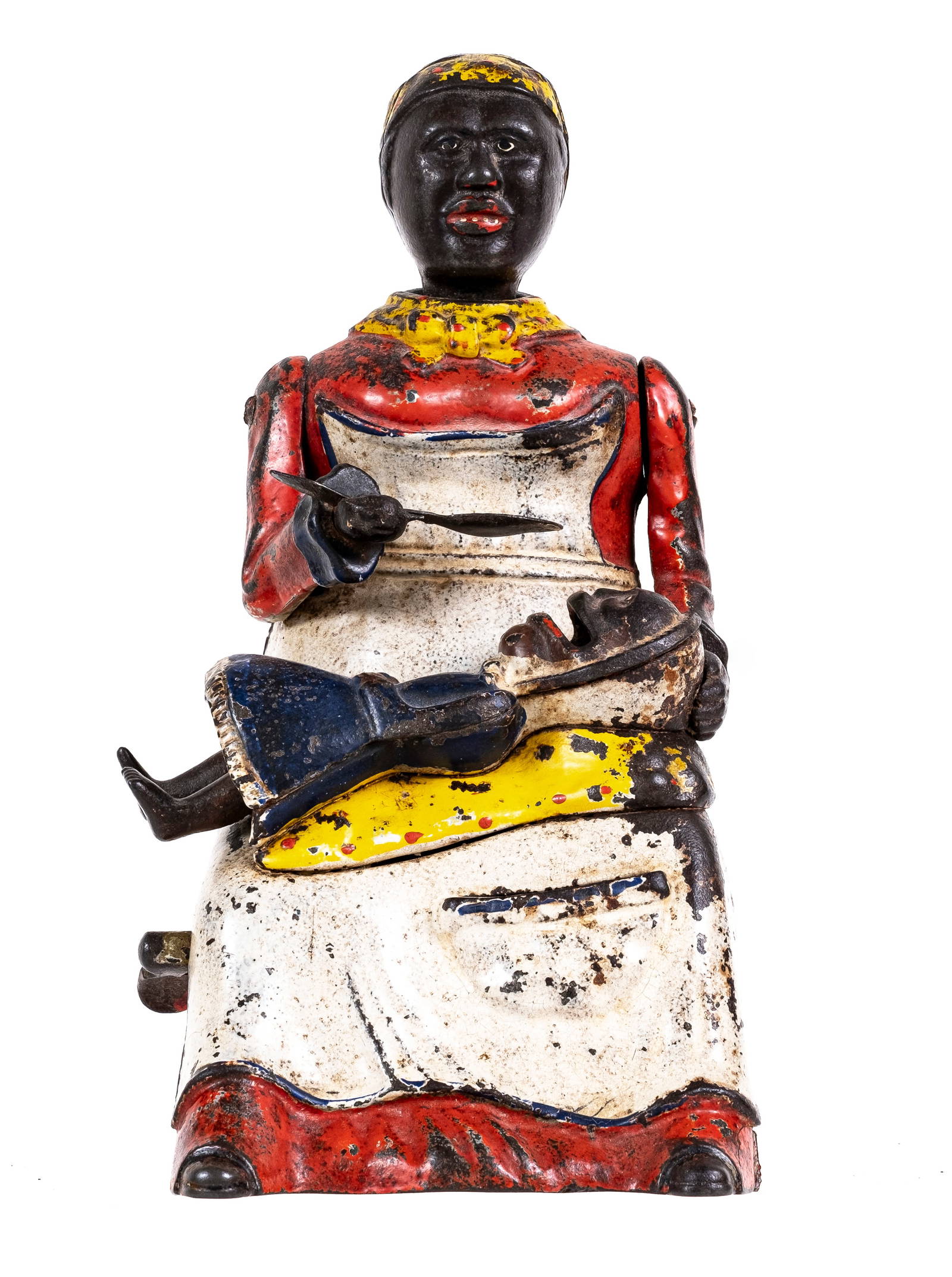 Mammy & Child - Cast Iron Mechanical Bank Auction