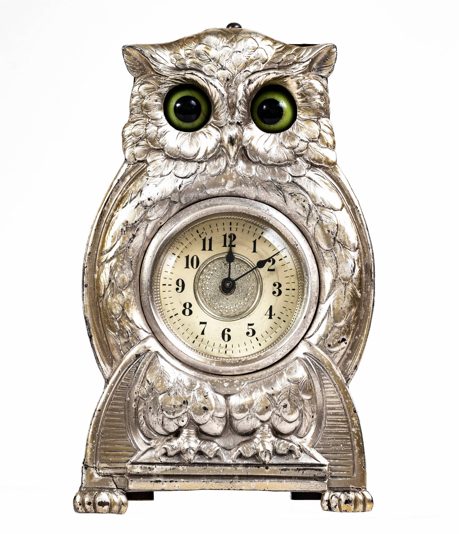 Owl Moving Eye Clock Auction