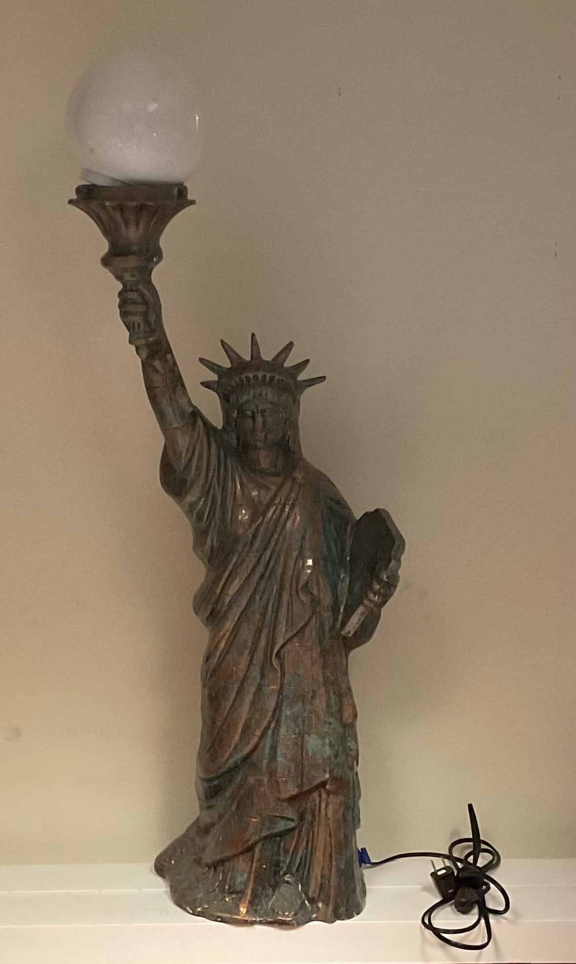 Statue Of Liberty Lamp Auction