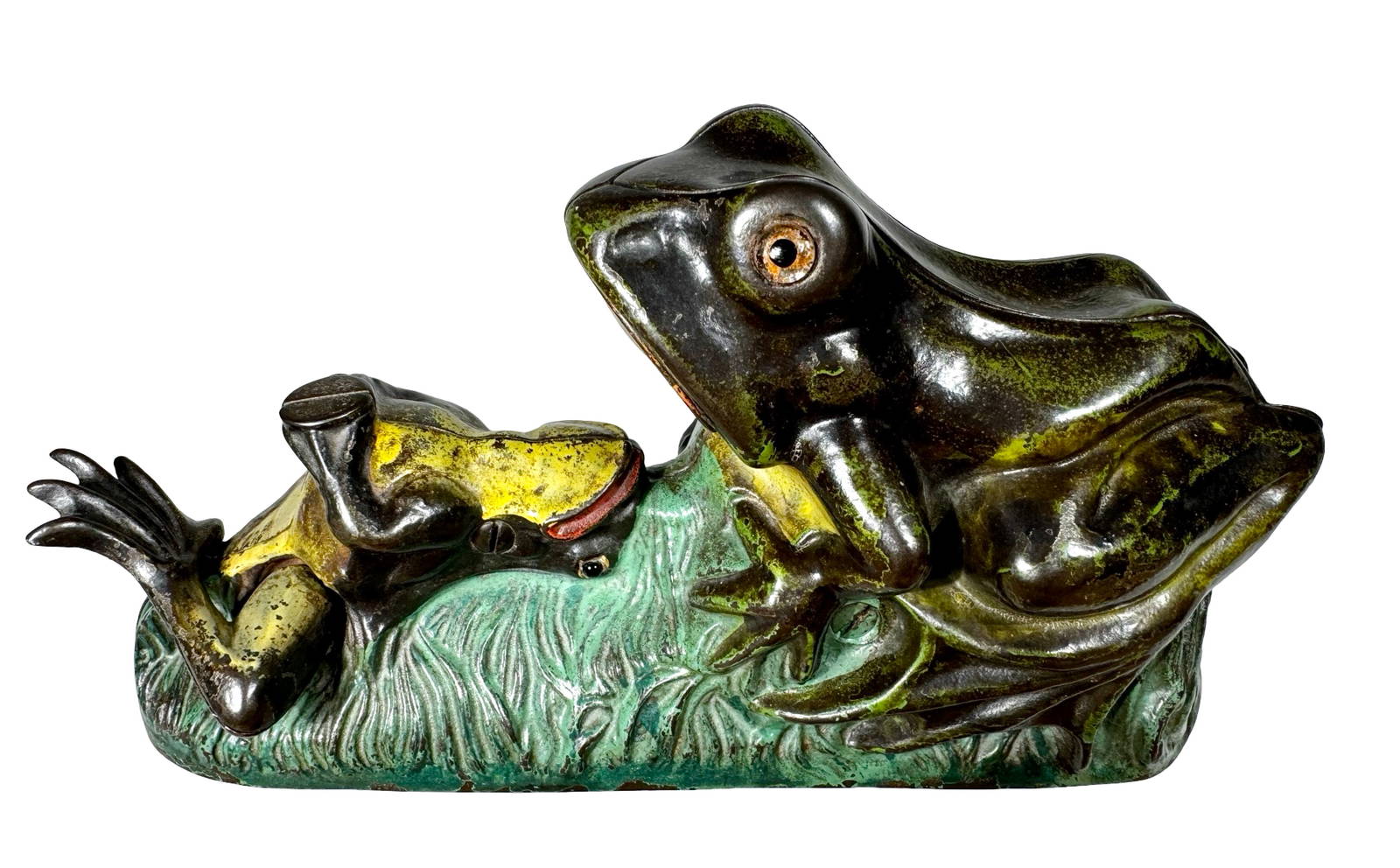 Two Frogs - Iron Mechanical Bank Auction