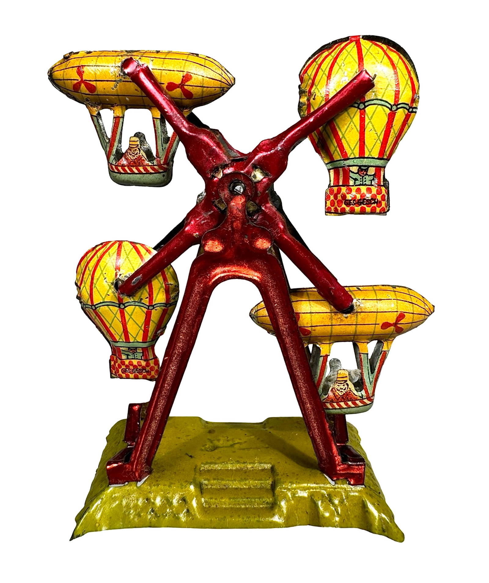 Very Rare Balloons And Dirigibles Fairground Ferris Wheel Penny Toy Auction