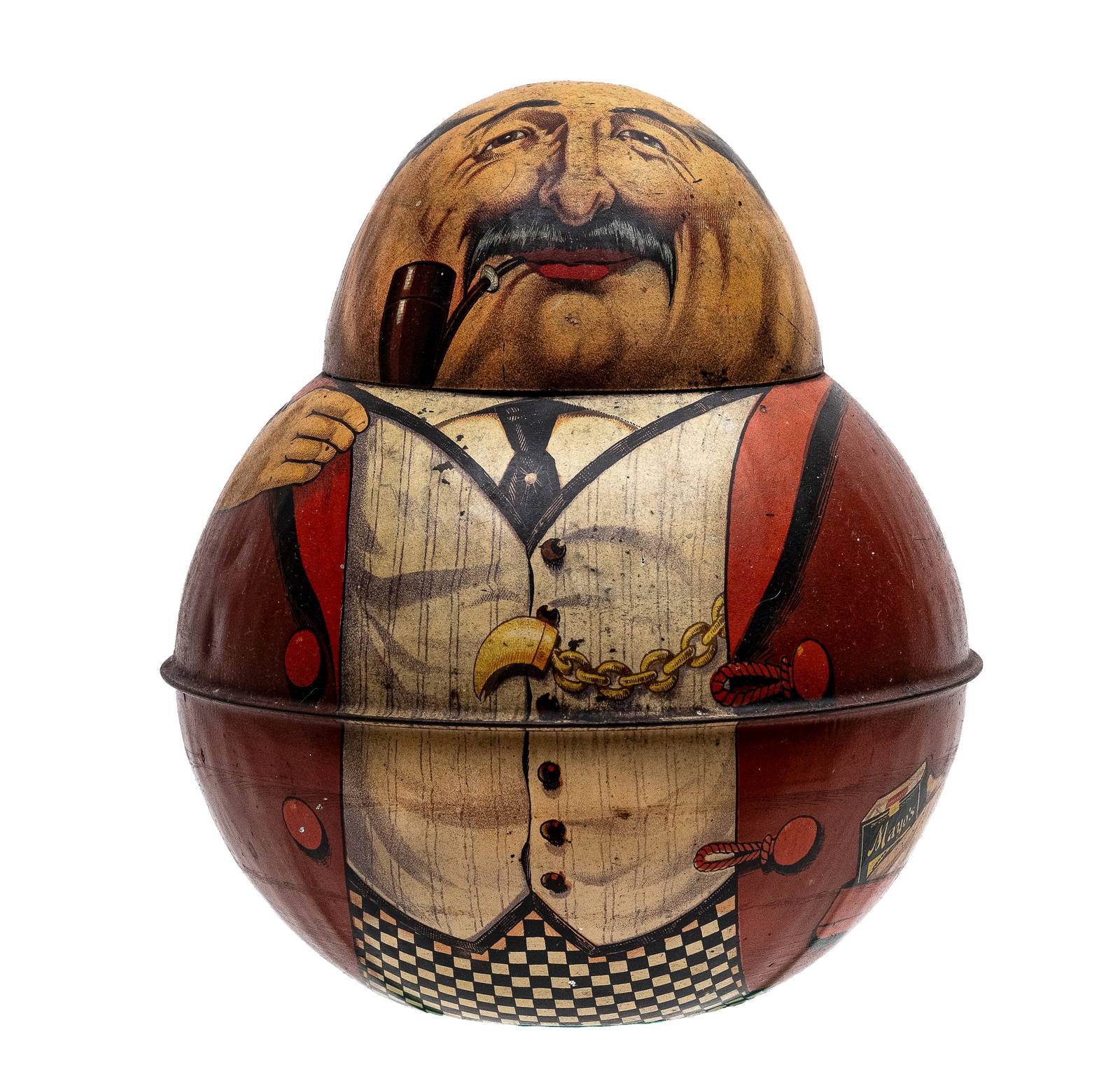 Rare Set Of Roly Poly Tobacco Tins Auction