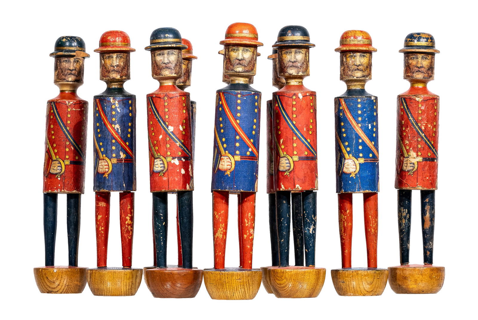 Deluxe 10 Inch Military Ten-pins Set Auction