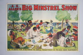 Black Americana Minstrel Poster, John W. Vogel's Big - Nov 06, 2016 ...