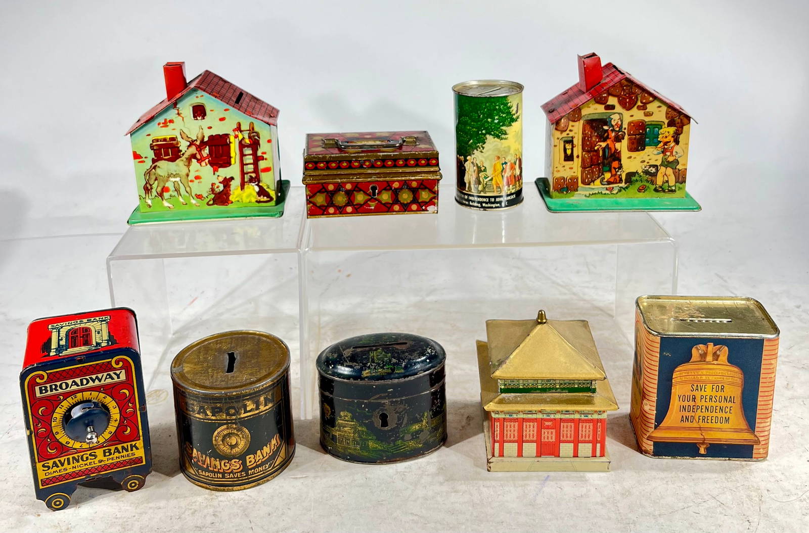 Nine Tin Banks Auction