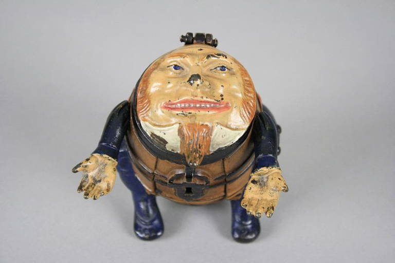 Rotund Man in a Barrel Spelter Still Bank - Mar 07, 2015 | The RSL ...