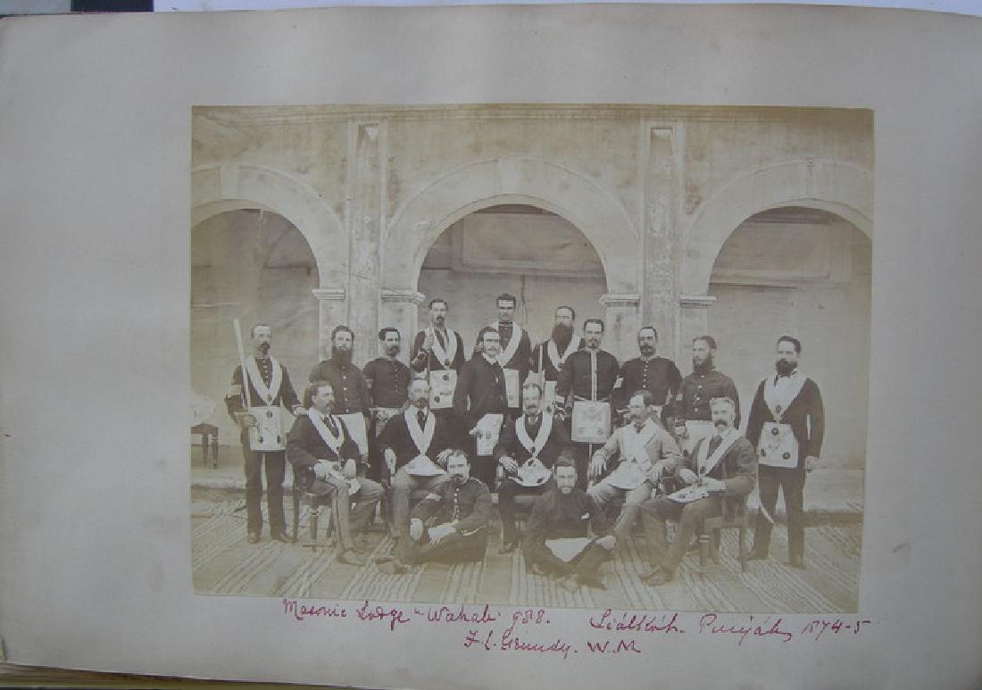 Photograph and momento Album of Colonel Frederick Leigh