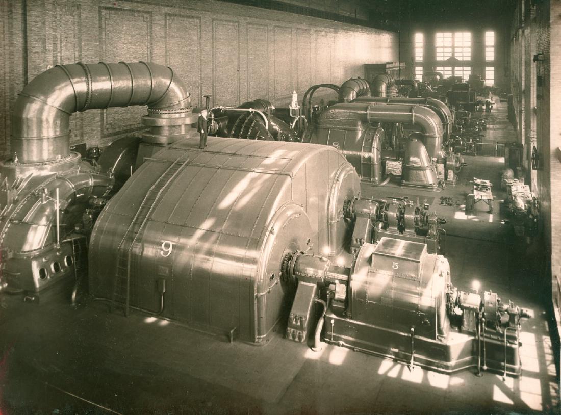 World's biggest Generators, United Electric Light