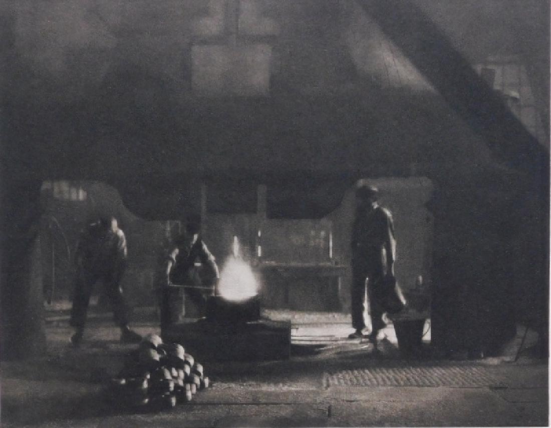 Inside a German Steel Mill by E. O. Hoppe. c1930