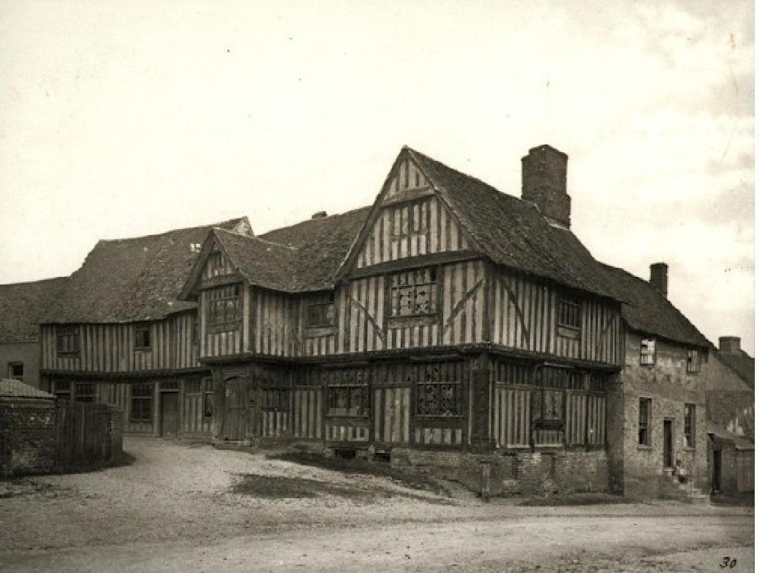 Platinum Print Of The Old Town Hall, Lavenham, England.