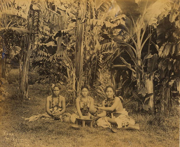 Samoa. Samoan Women Making Kava, C1893