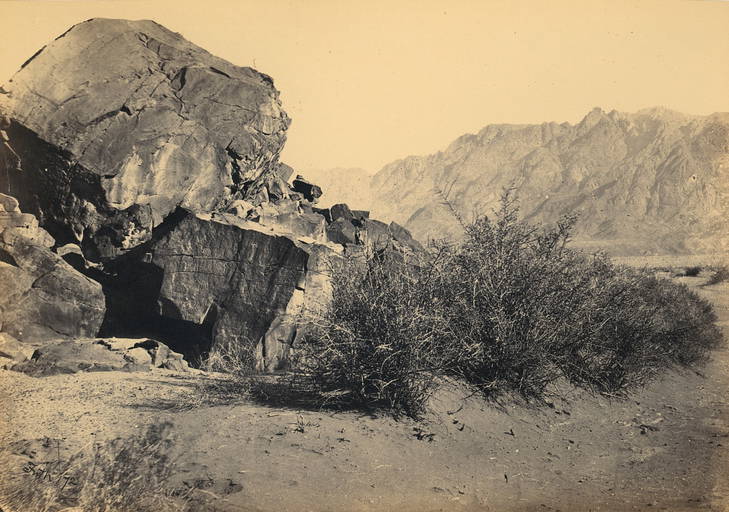 Holy Land. The Wadee El Mukattab, Sinai. C1860