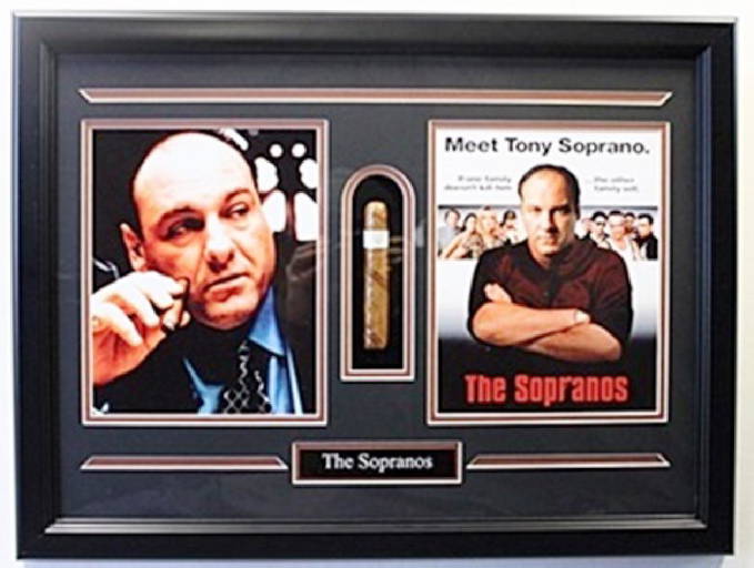 The Sopranos Custom Framed Photos With Cigar