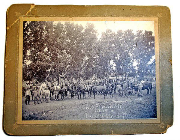 Photo Of John Chisum's Ranch Near Roswell, 6 1/2"