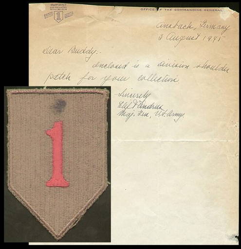 U. S. Army Major Clift Andrus Letter Als Signed W