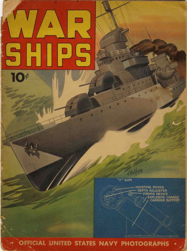 3358: Military U.S. Navy Magazine War Ships WWII Americ