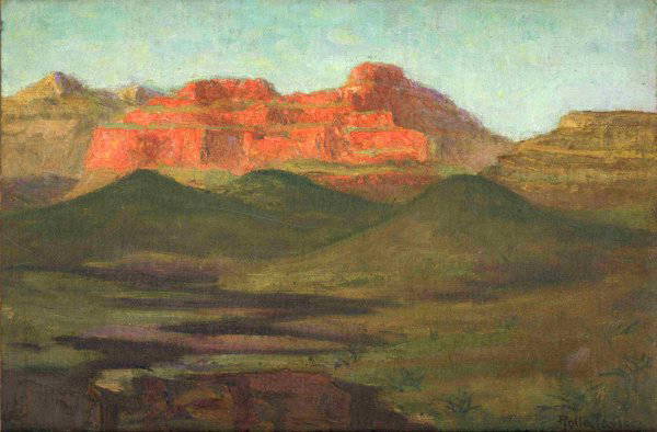 Painting Rolla Taylor Southwestern Landscape Texas