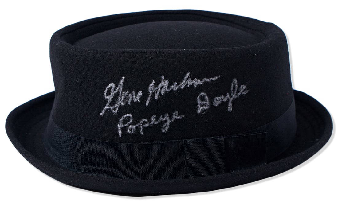 Gene Hackman Signed French Connection Hat Auction