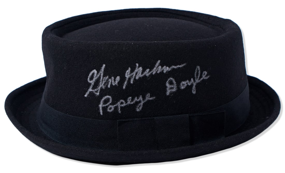 Gene Hackman Signed French Connection Hat Auction