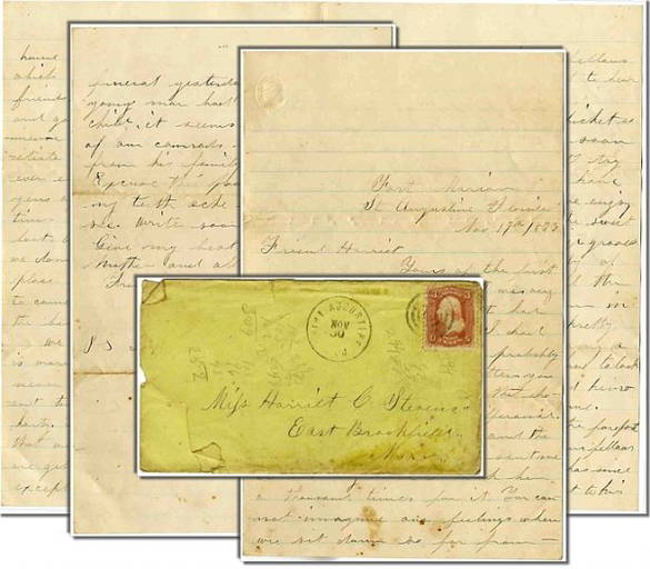 Civil War Soldier Letter Signed 24th Ma Als Jun 29 2006 Nate D
