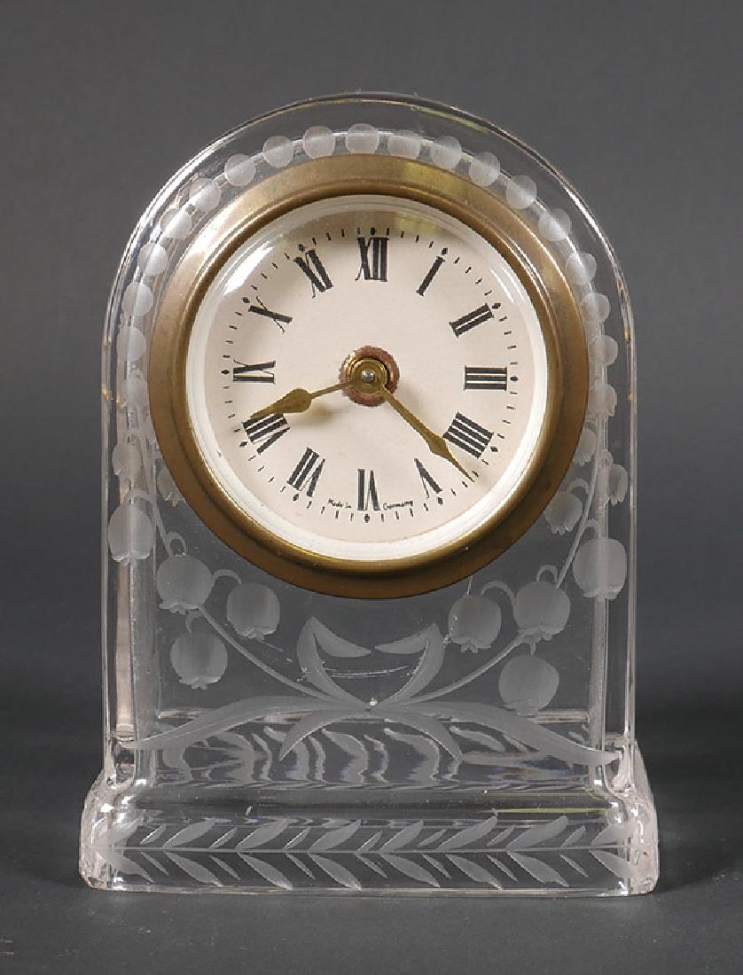 Sinclair Cut Glass Etched Signed Case Mantel Clock - Jun 10, 2017 ...
