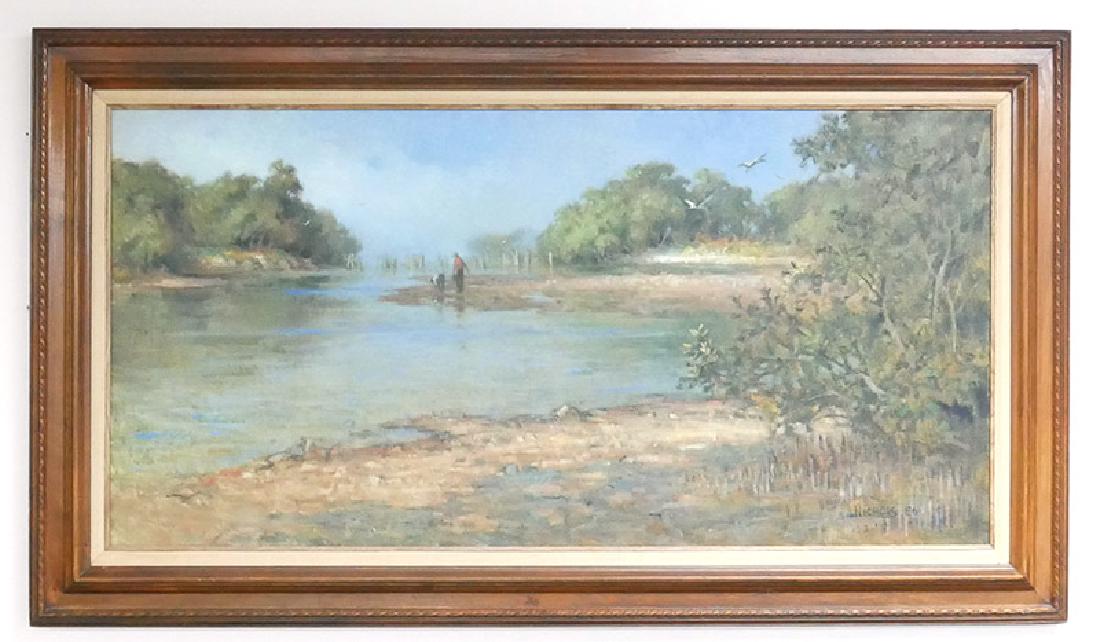 Roy Nichols Florida Oil on Canvas Painting