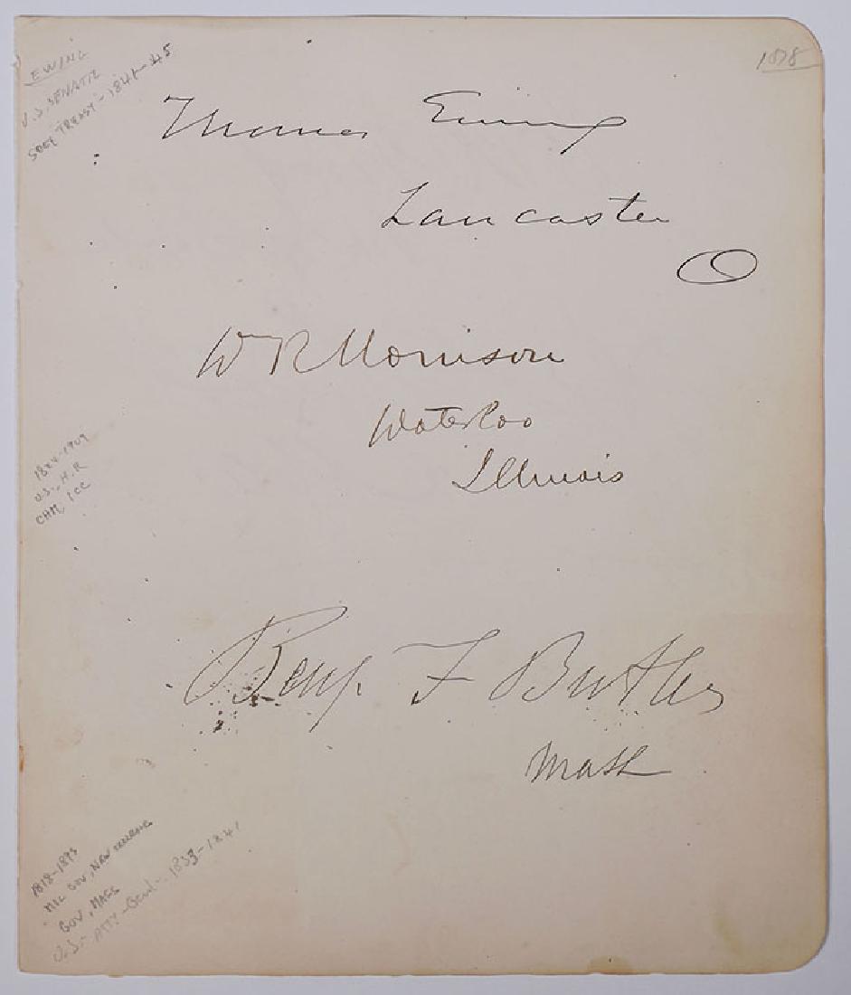 Historical Autographs Prominent Civil War Officers