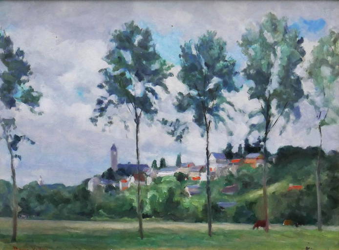 Pierre Villain, Impressionist Landscape Painting