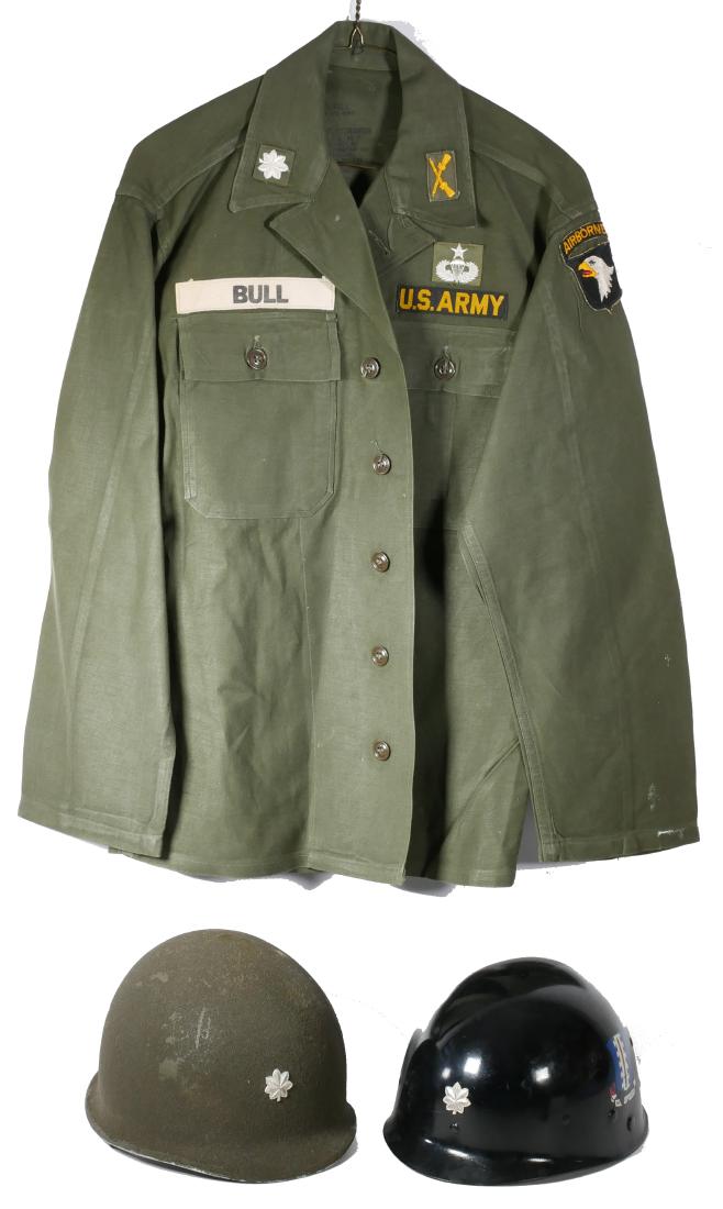 101st Airborne Div. Colonel's Shirt, Helmets