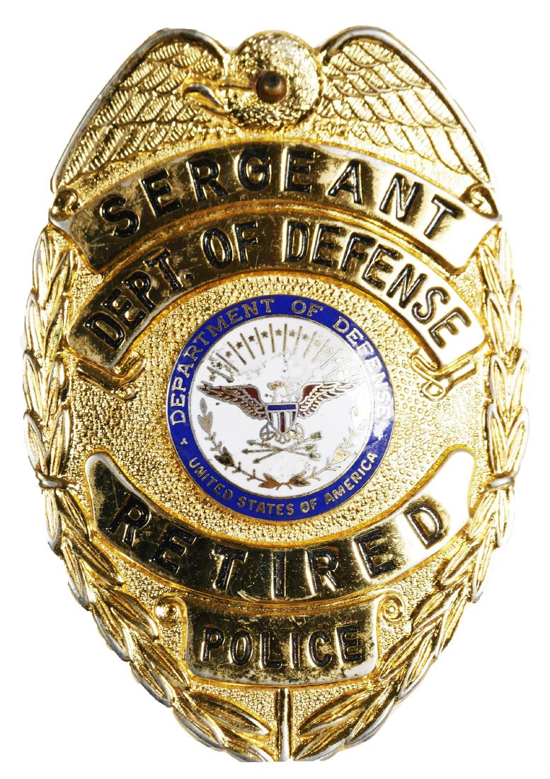 Department of Defense Police Badge, Retired
