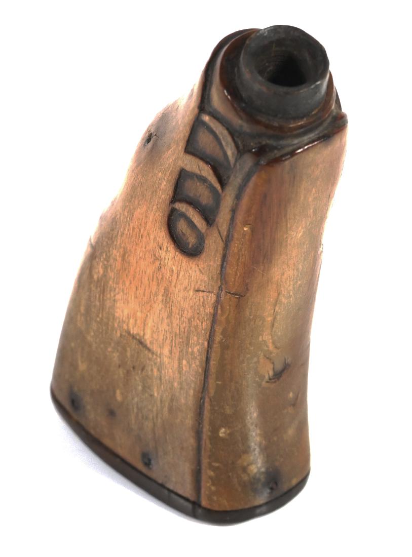 Native American Powder Horn, Northwest Coast