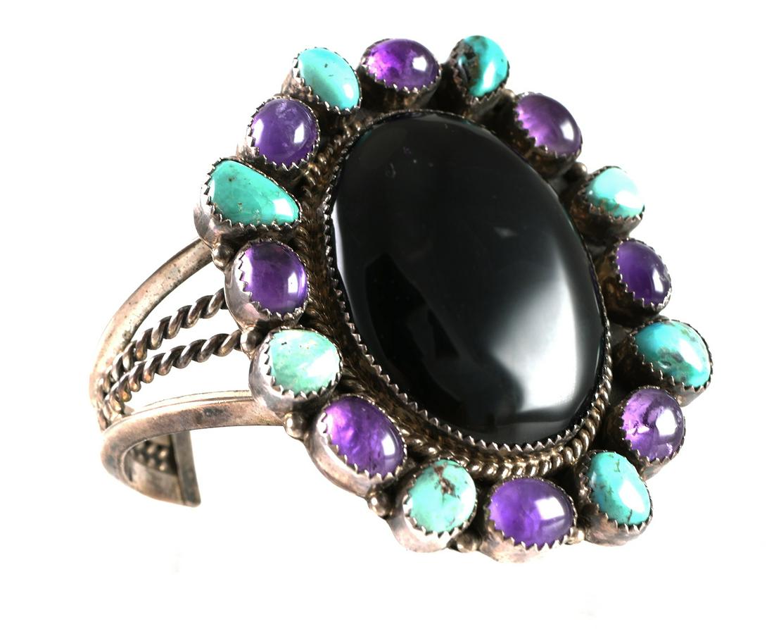 Navajo ANN CURLEY Sterling Cuff Bracelet - Sep 14, 2019 | Blackwell ...