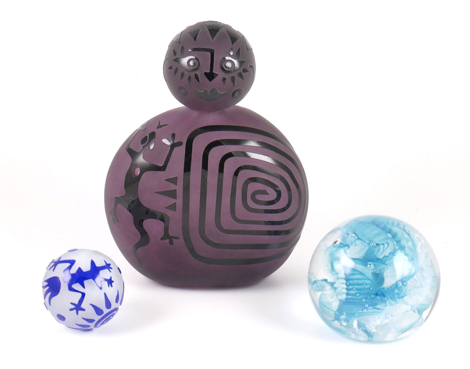 (3) Piece Art Glass Lot, Fellerman Raabe, Others - Sep 14, 2019 ...