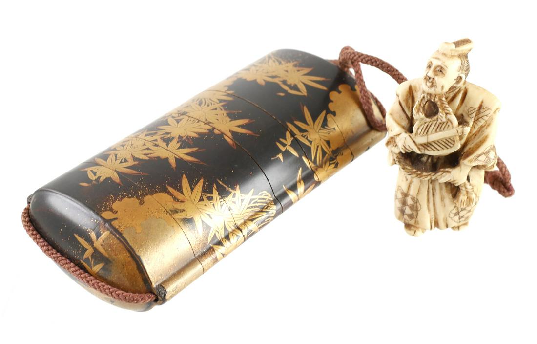 Antique Japanese INRO Box with Netsuke - Sep 14, 2019 | Blackwell ...