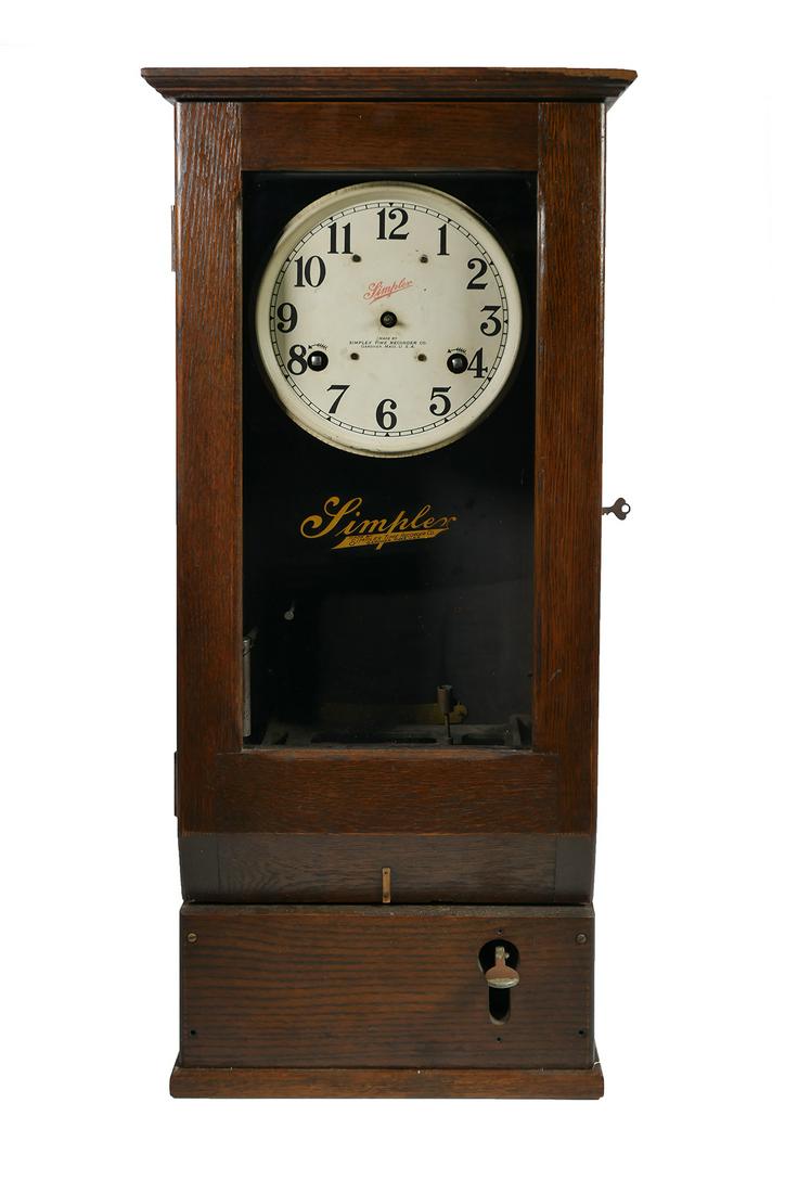 Antique Simplex Time Clock - Oct 12, 2019 | Blackwell Auctions in FL