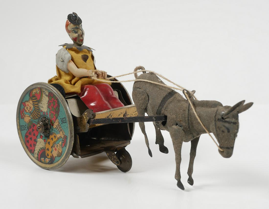 LEHMANN Clown Cart Tin Windup Toy - May 09, 2020 | Blackwell Auctions in FL