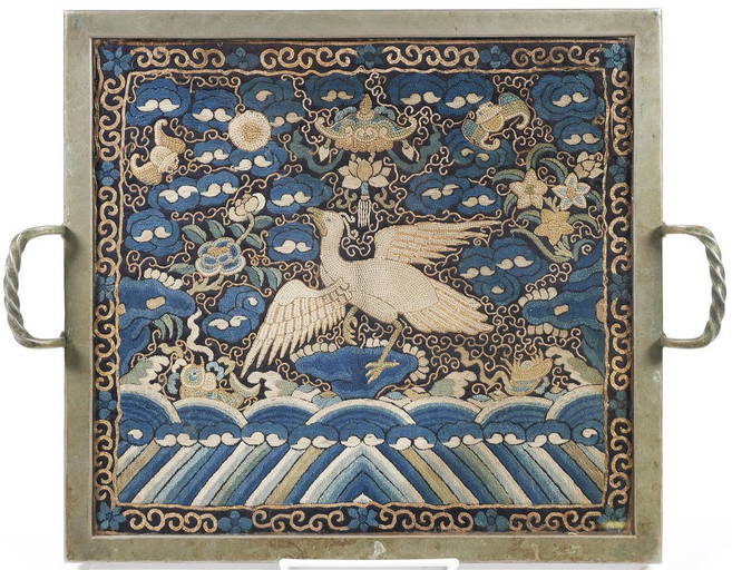 Antique Chinese MANDARIN SQUARE Silk Embroidery - Feb 06, 2021 ...