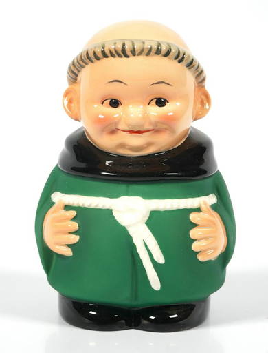 Goebel Green Friar Tuck Razor Blade Holder