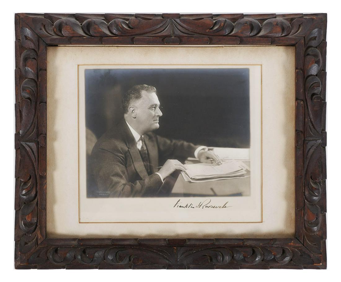 Franklin D Roosevelt Signed Photograph