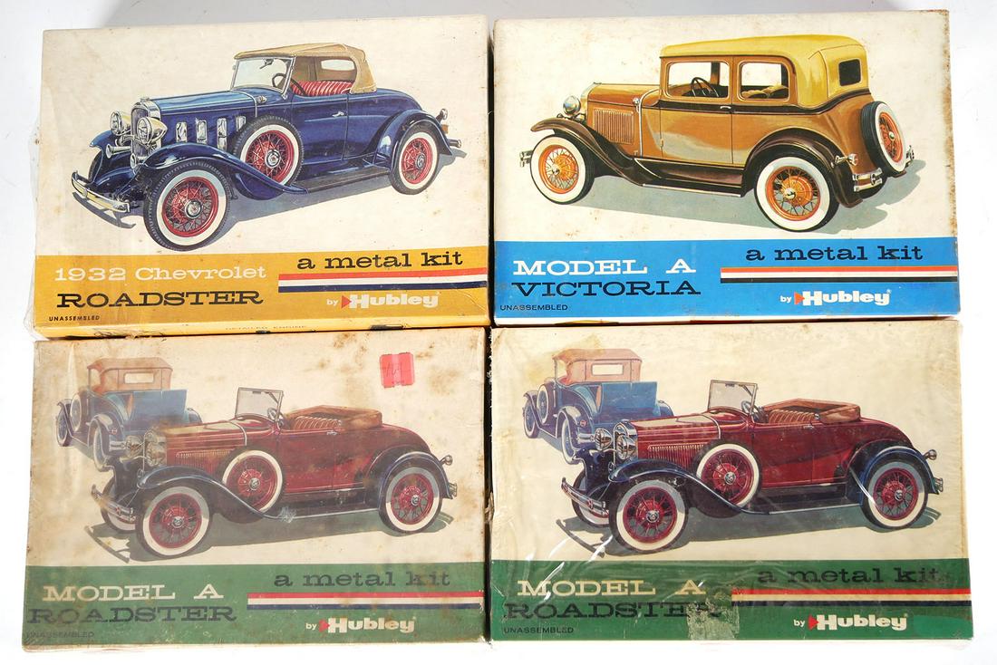 Vintage Hubley Metal Car Kits