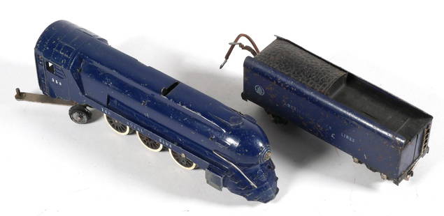 American Flyer Locomotive 350 Royal Blue W Tender